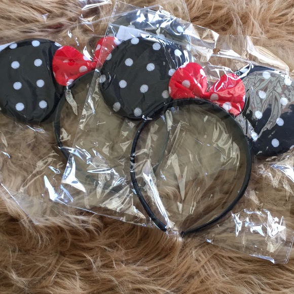 Accessories | Mickey Ears Classic Red Bow | Poshmark